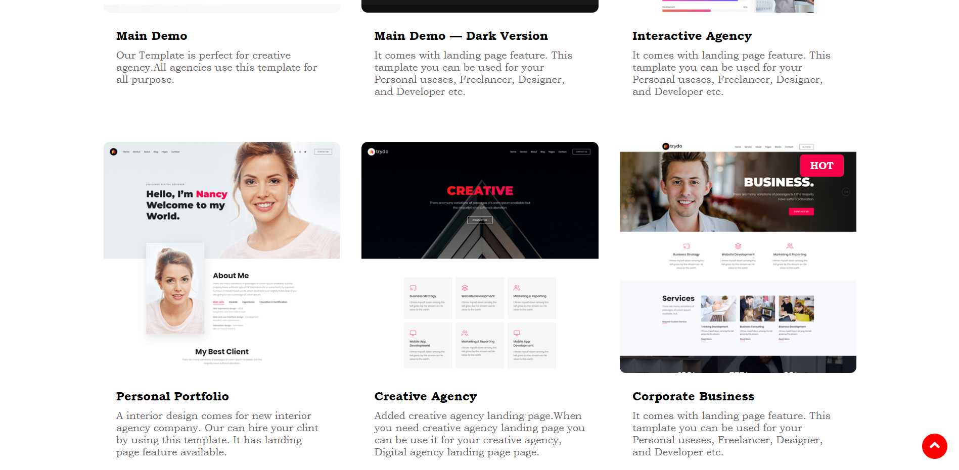GitHub - rohanmittal1163/react-trydo-template: This is a React project of a template selling website