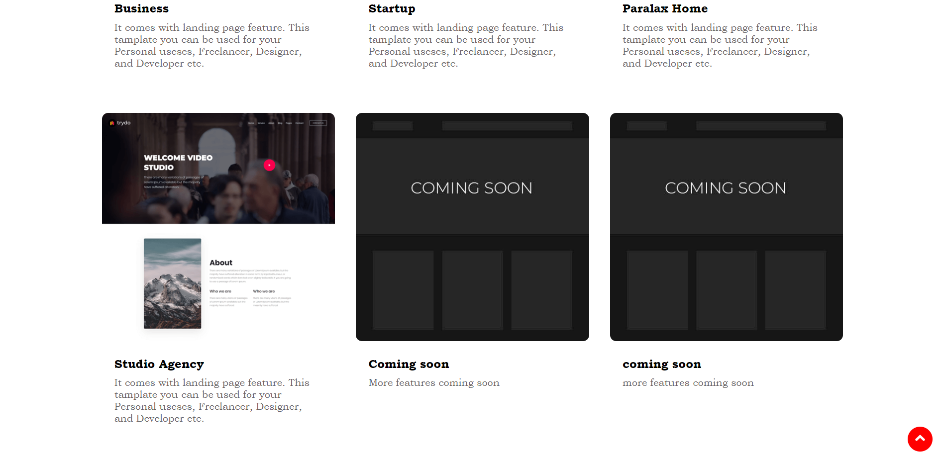 GitHub - rohanmittal1163/react-trydo-template: This is a React project of a template selling website