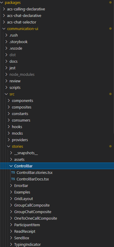 Task/2397386 storybook overhaul by anjulgarg · Pull Request #87 · Azure/communication-ui-library ...