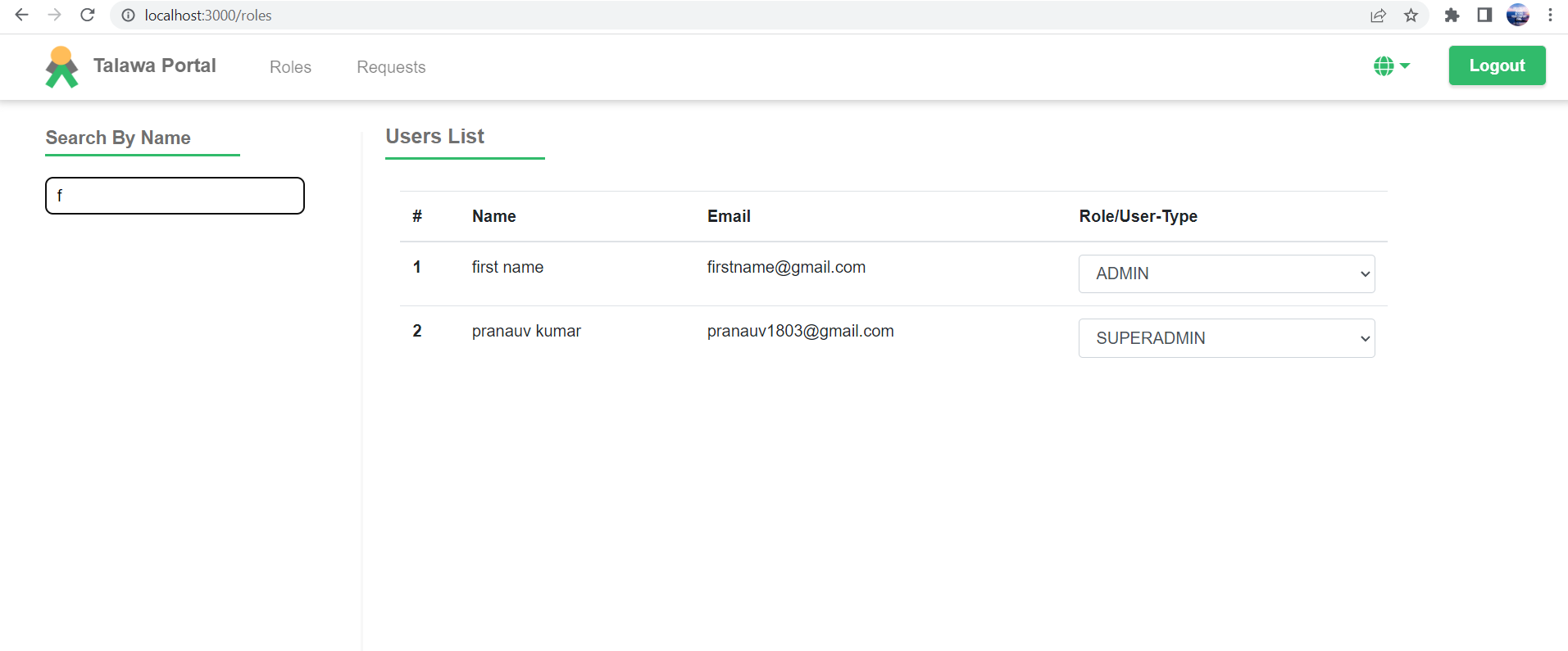 Bug Report - Search for users in Roles Section is laggy and not consistent · Issue #716 ...