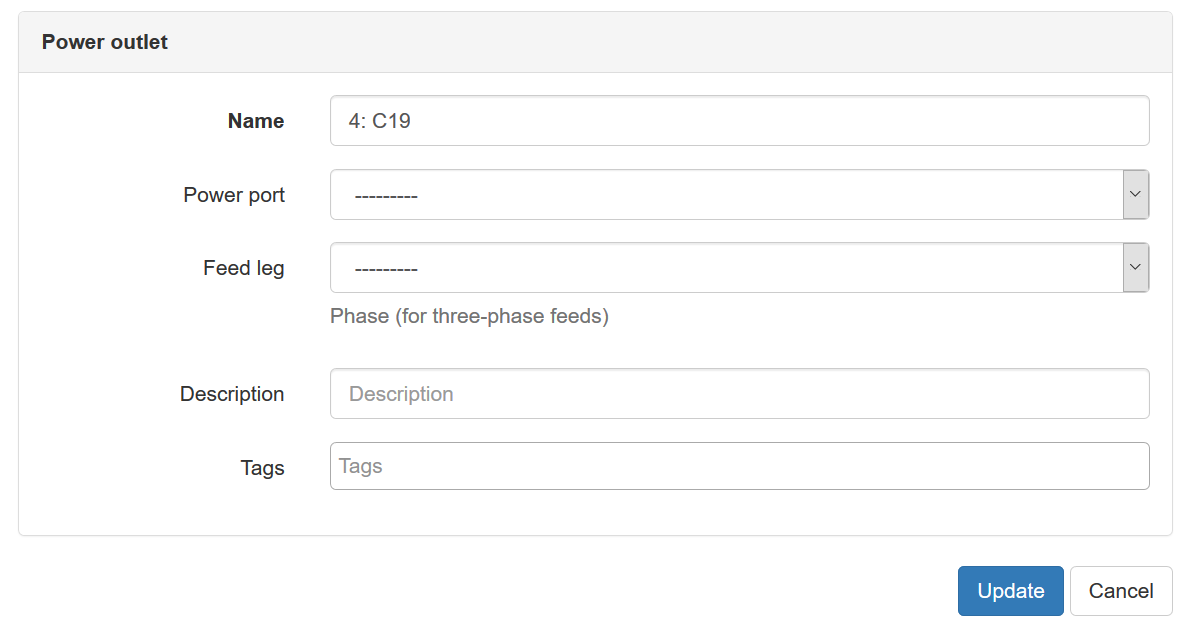 Power outlets bulk edit to include power port · Issue #3524 · netbox ...