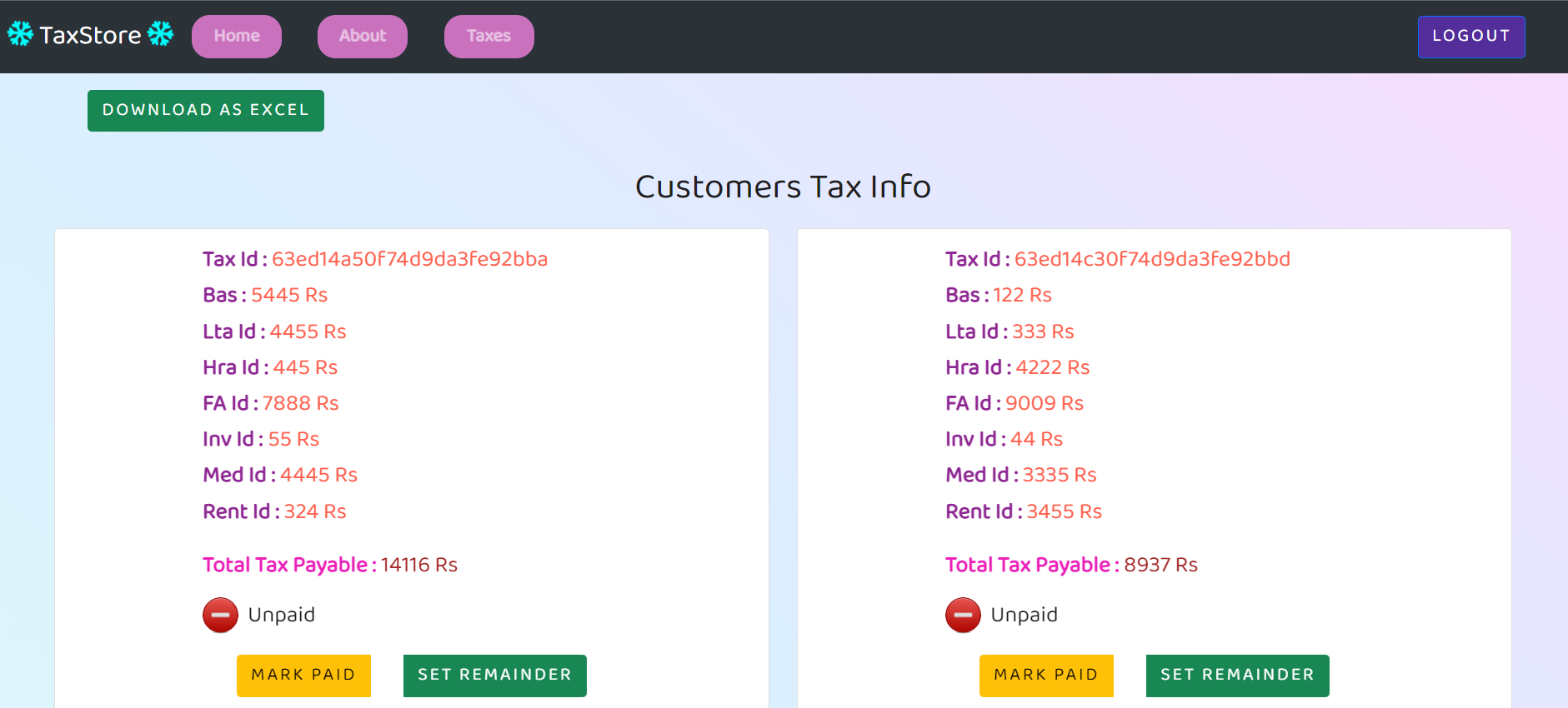GitHub - raushangupta86771/Tax-Management-System: A MERN stack web app ...