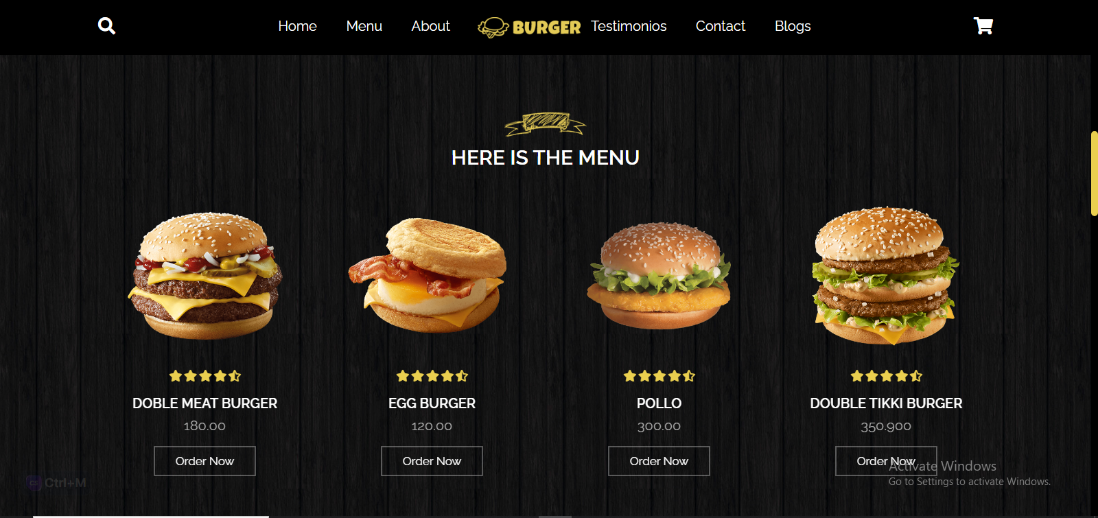GitHub - Ashu-sCode/Burger-Website: This burger selling website has a ...