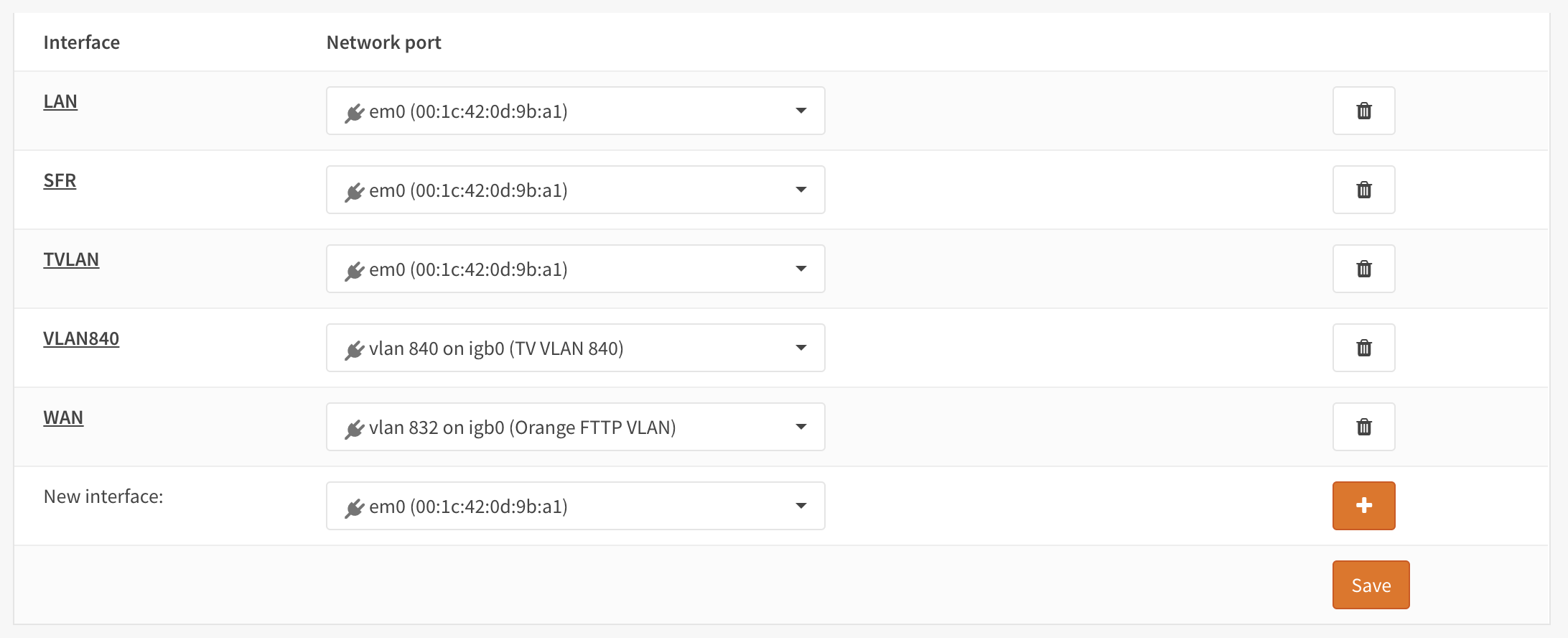 VLAN assignments GUI issue. · Issue #3085 · opnsense/core · GitHub