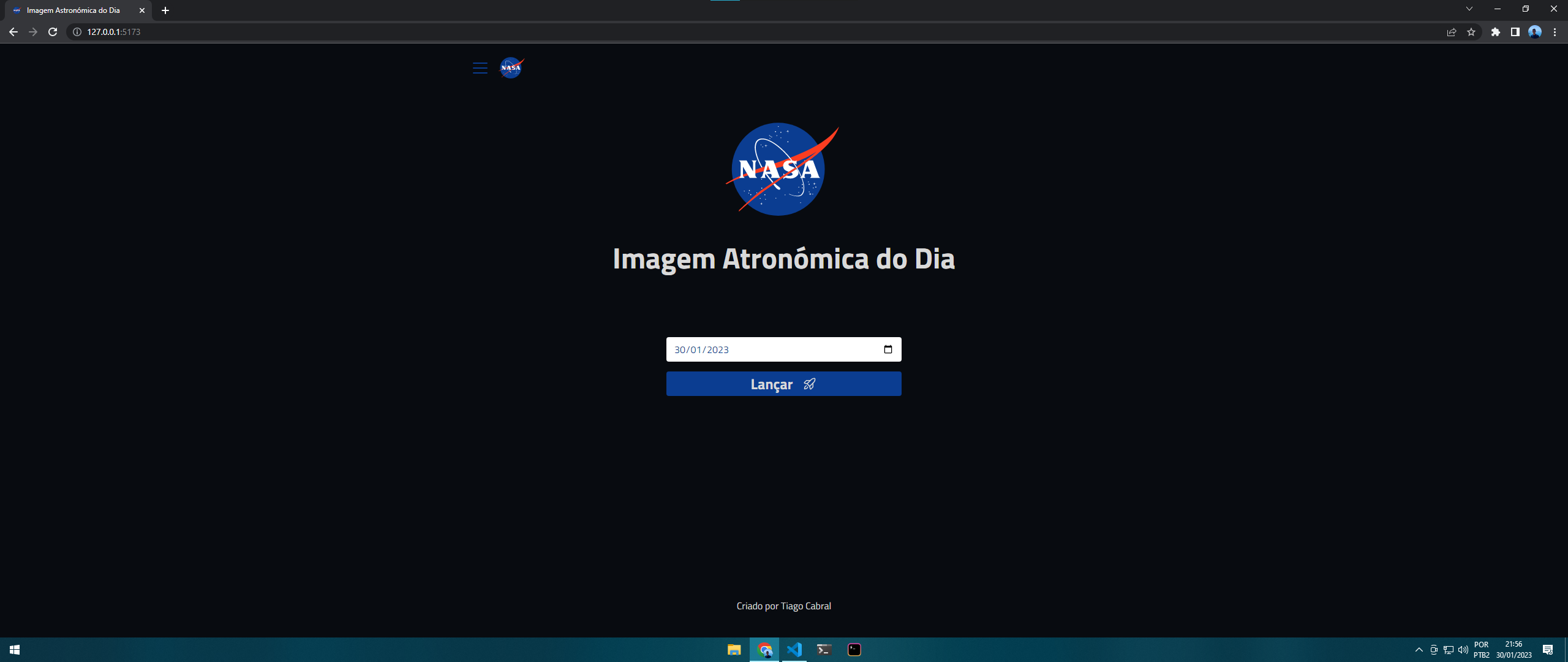 GitHub - 7iagoCabral/nasa-apod-Imagem-Astronomica-do-Dia