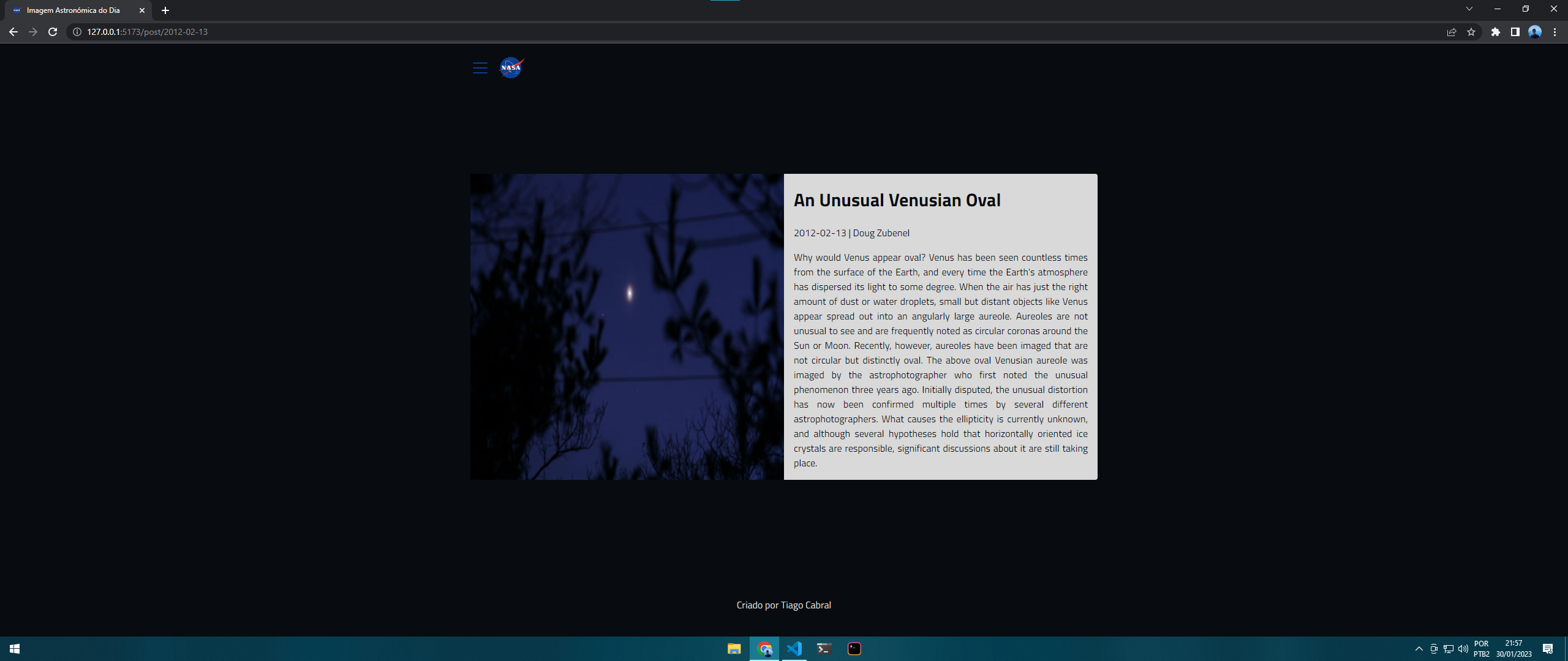 GitHub - 7iagoCabral/nasa-apod-Imagem-Astronomica-do-Dia