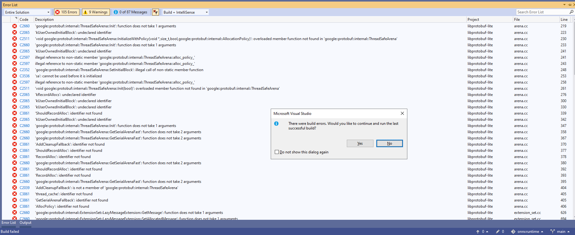 [Build] Cannot compile 'main' branch from sources on Windows using MS VS 2022 · Issue #12957 ...