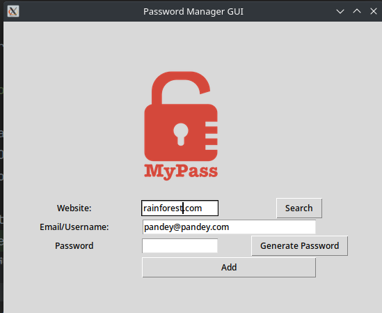 GitHub - bKP451/Password-manger-GUI: This simple password manager lets ...