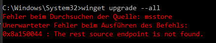 MSStore source is down · Issue #3575 · microsoft/winget-cli · GitHub