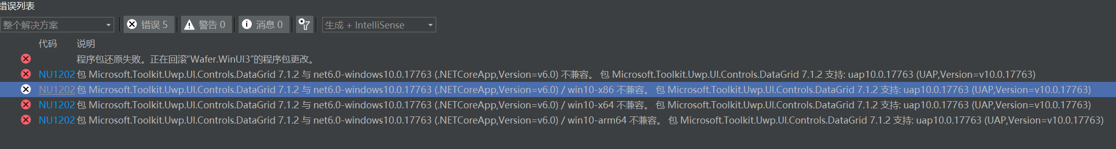 Winui3 Recommends Datagrid From Windows Community Toolkit However Is Not Compatible · Issue