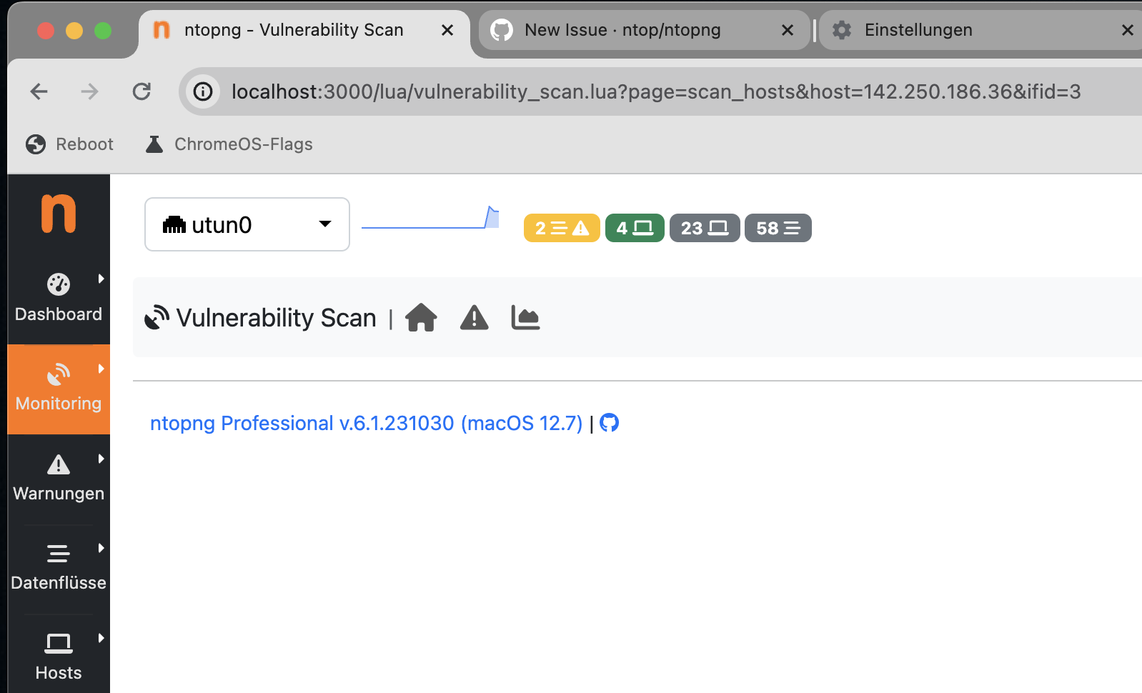 Mac OSx no Vul scan · Issue #8043 · ntop/ntopng · GitHub
