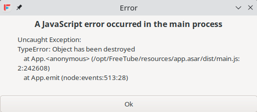 [Bug]: Error on Startup in FreeTube Version v0.19.0-beta - Issue ...