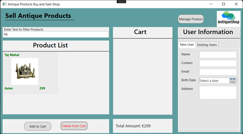 GitHub - mitaliyeware/Antique-Product-Shop