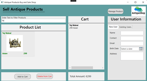 GitHub - mitaliyeware/Antique-Product-Shop