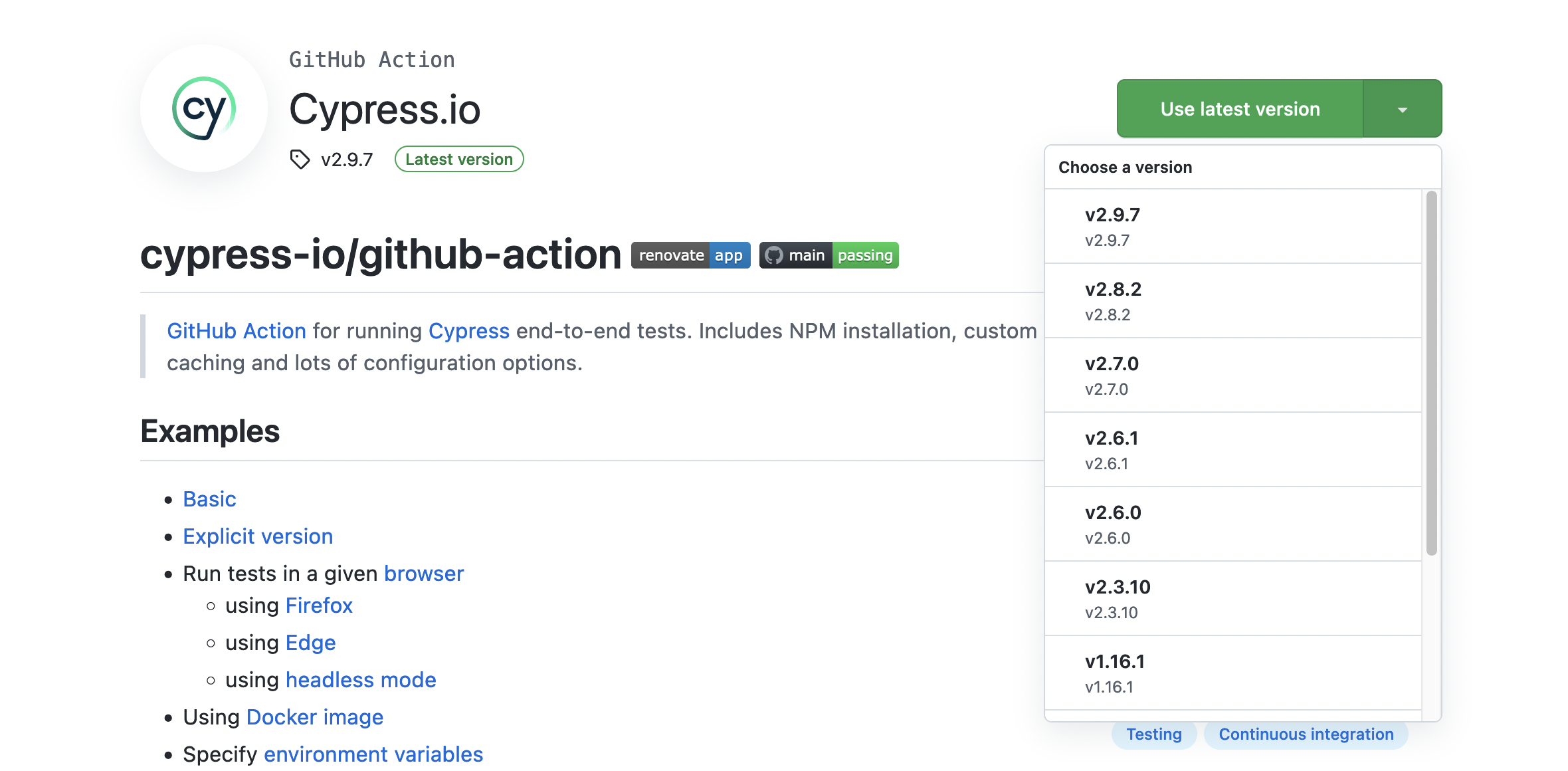 Wrong official information · Issue #563 · cypress-io/github-action · GitHub