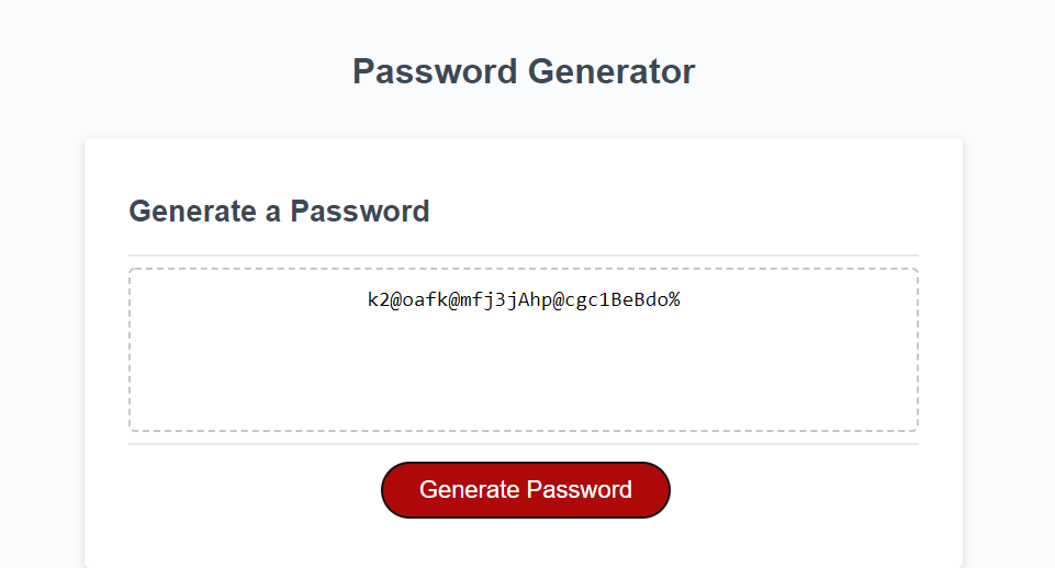 GitHub - Chlovanna/Who-Are-You: JavaScript Challenge: Password Generator