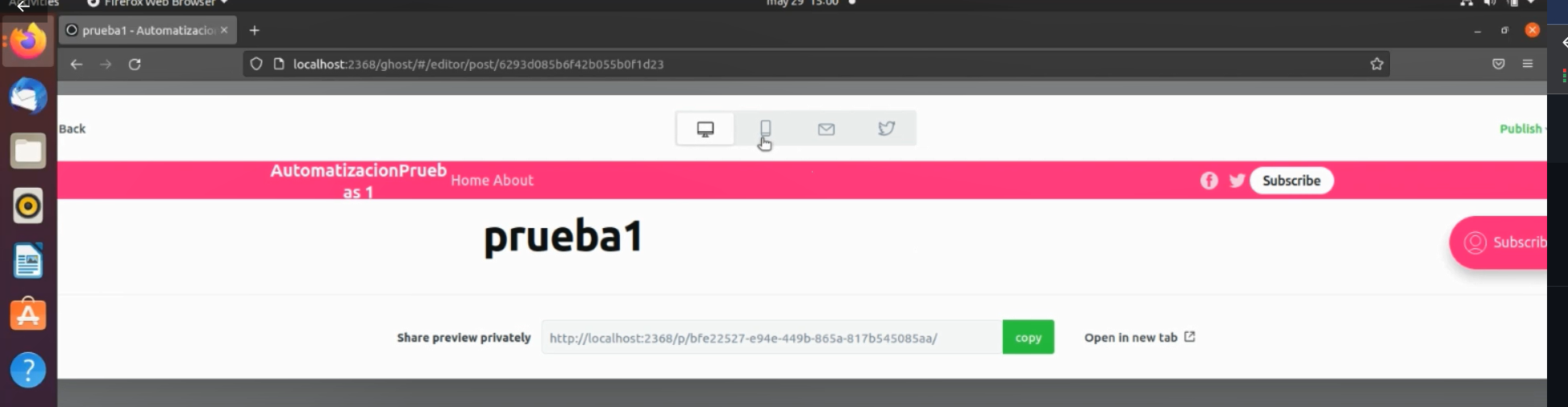 Final: Previsualización para móviles de post no tiene botón de regreso · Issue #45 · josebed ...