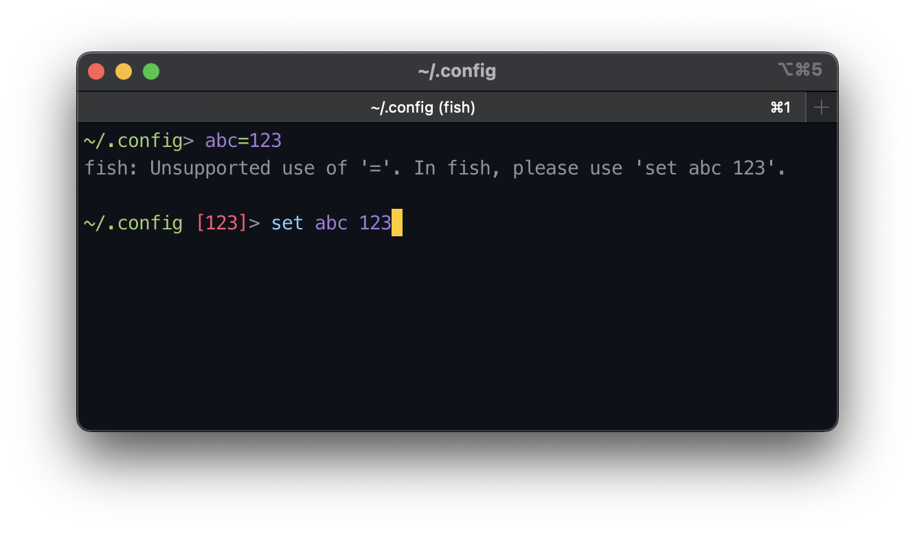 Error 123 (Unsupported use of '=') should set the command like other similar errors do · Issue ...