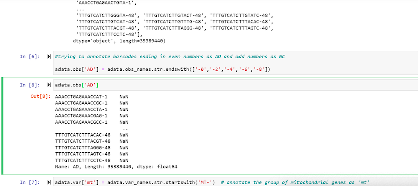 Problem adding sample annotation by pd.dataframe · Issue #74 · scverse/scanpy · GitHub