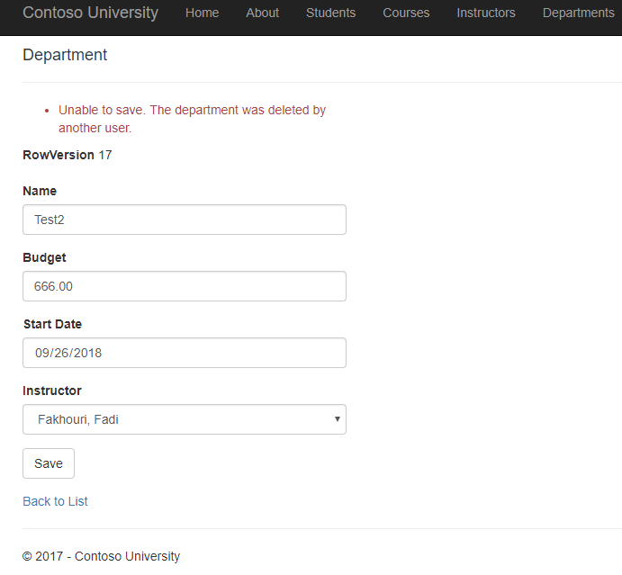 Regarding the Concurrency Error Issues for Update the Delete Page Portion · Issue #8708 · dotnet ...