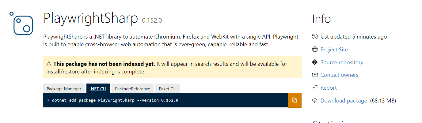 Reduce nuget package size · Issue #912 · microsoft/playwright-dotnet · GitHub
