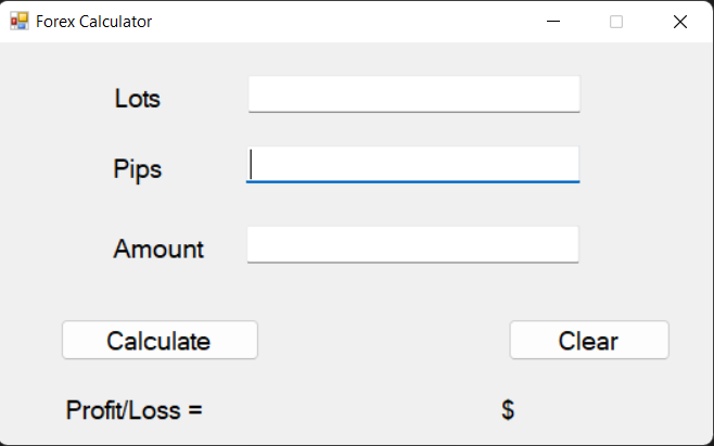 GitHub - ezoltech/forex-calculator
