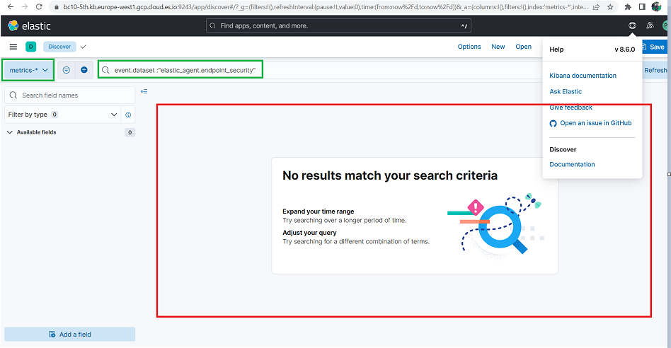 [Fleet]: `Metrics` data is not shown for 'elastic_agent.endpoint_security' dataset on the `Data ...