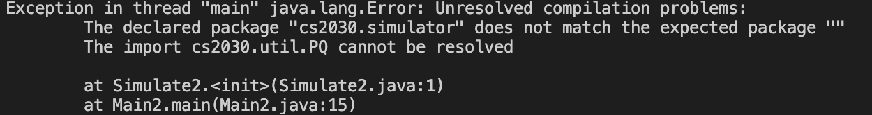 main2 unresolved compilation problems when running · Issue #442 · nus ...
