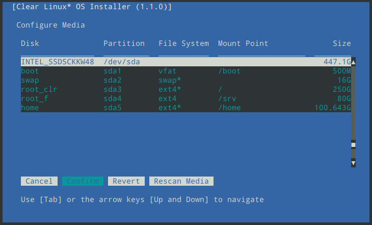 installer erros after creating partitions | panic: Trying to run MakeFs() against a disk ...
