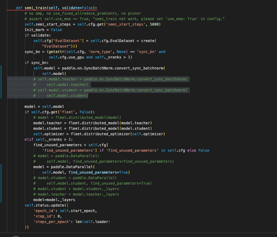 使用paddle进行半监督训练，遇到问题 · Issue #46903 · PaddlePaddle/Paddle · GitHub