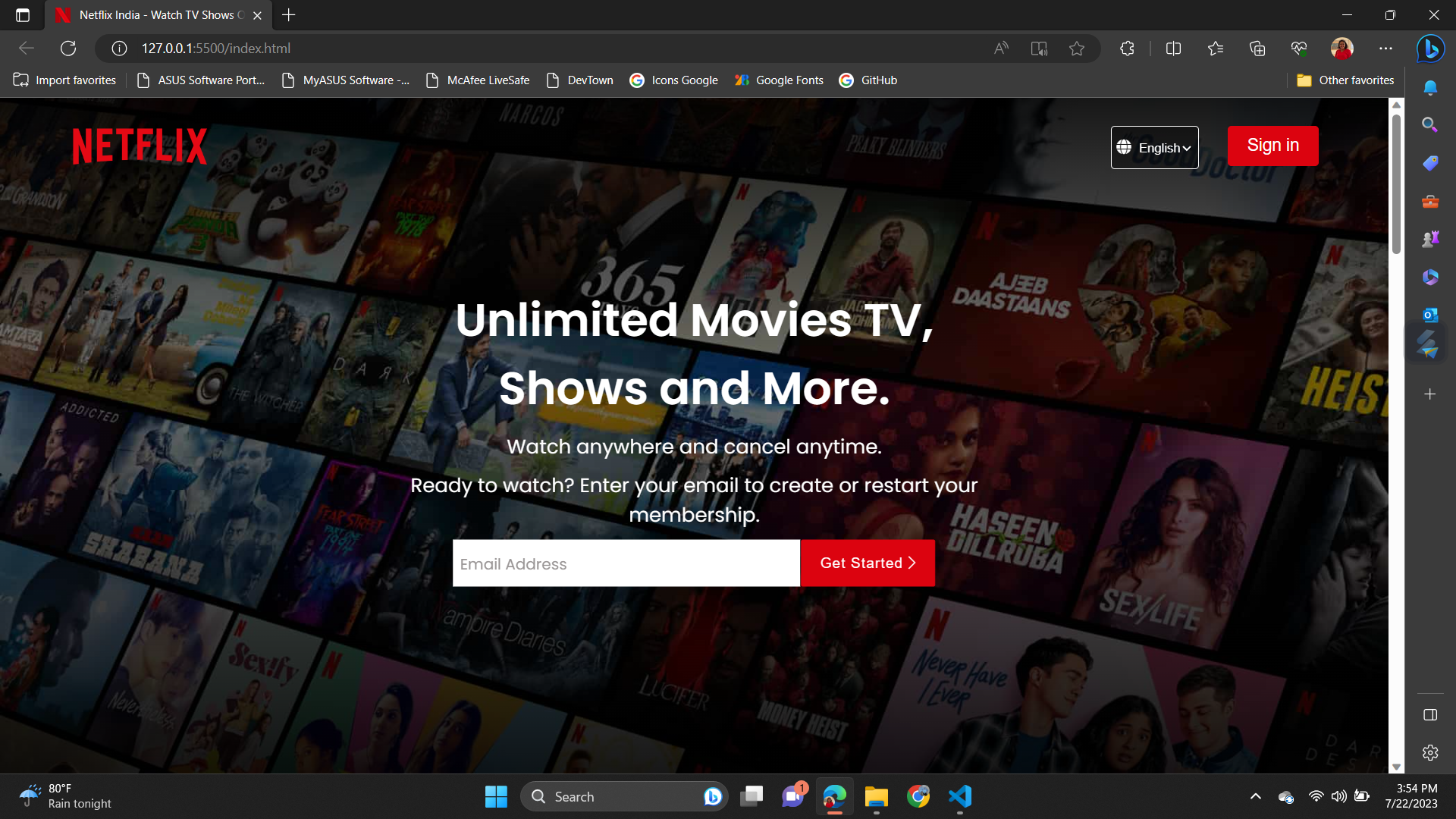 GitHub - SrushtiSSawant/NetflixClone