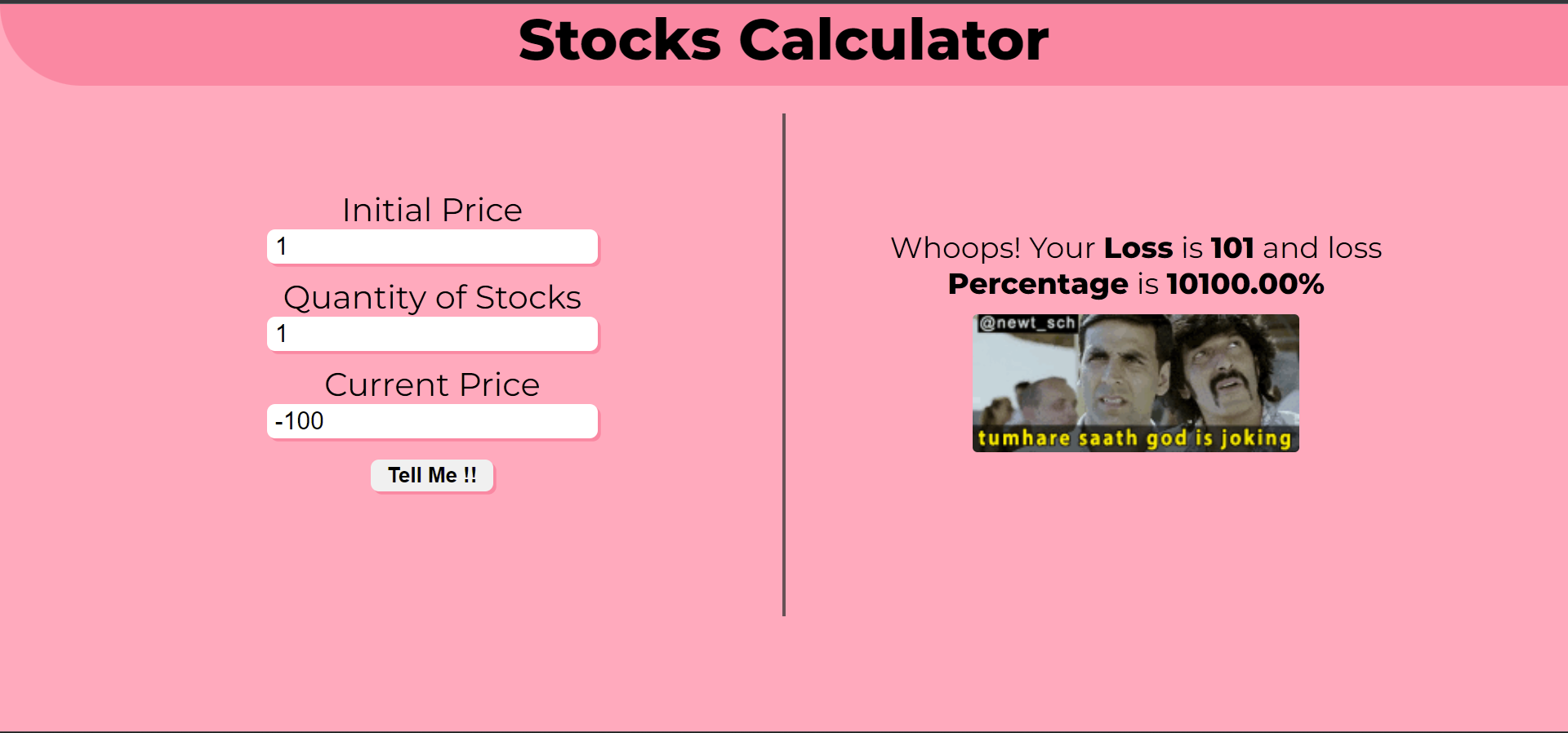 GitHub - JatinSingh08/Stocks-Calculator