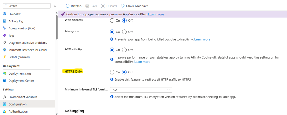 [BUG]: AzureRmWebAppDeployment@4 should output HTTPS URL · Issue #18587 · microsoft/azure ...