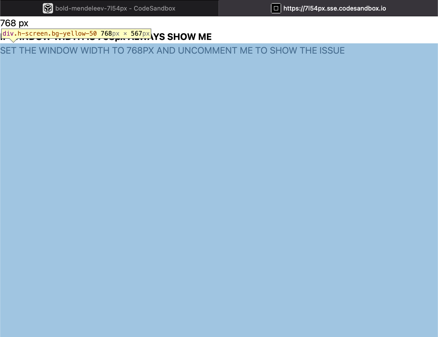 Broken breakpoints in safari browser · tailwindlabs tailwindcss ...