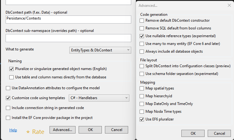 Using renaming.json overriding the default naming schema · Issue #1716 · ErikEJ/EFCorePowerTools ...