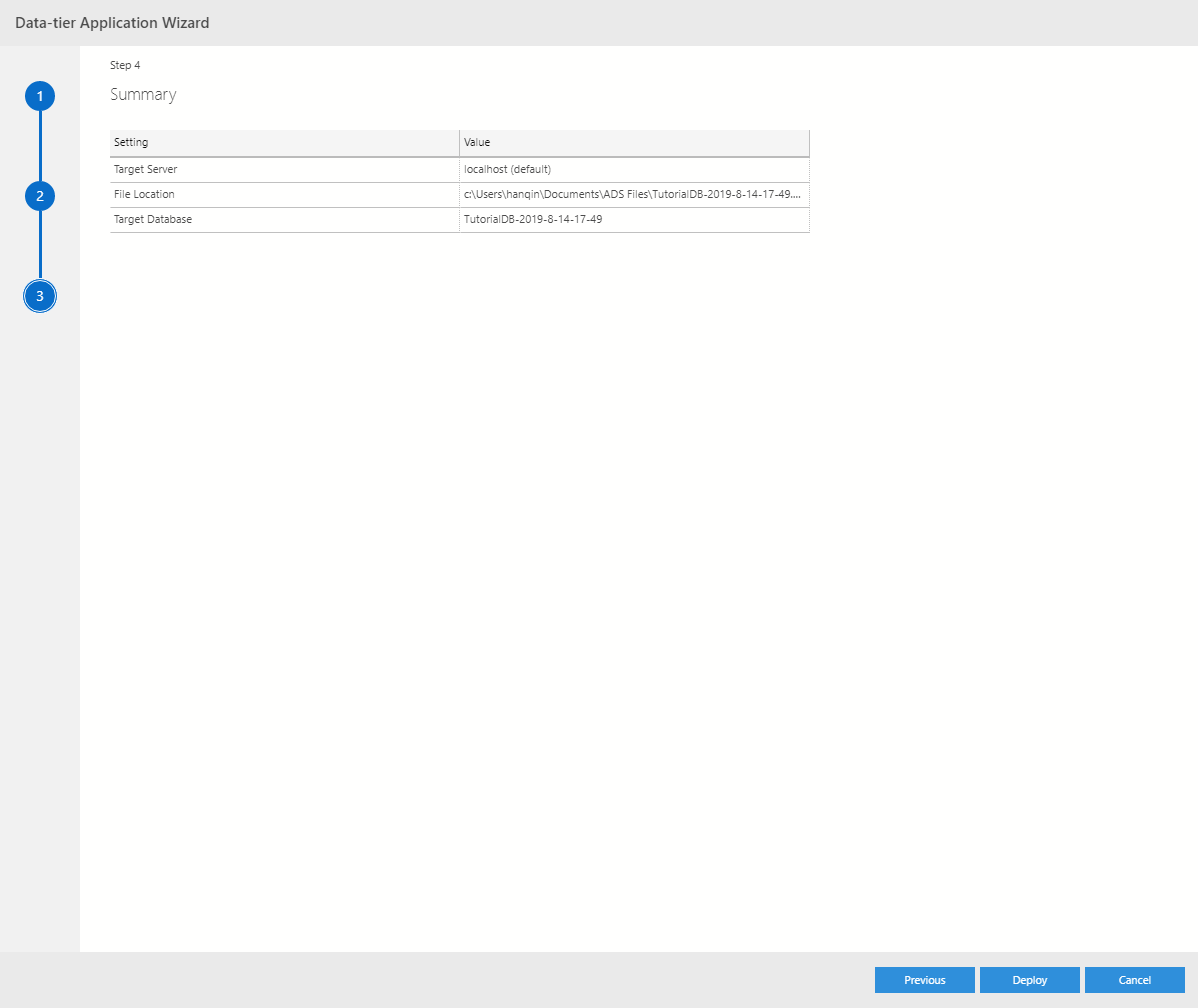 DacFx: Summary labeled as Step 4 instead of Step 3 when deploying to a new database · Issue ...