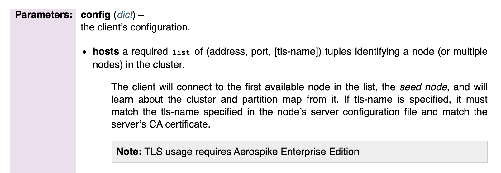 Document how to set TLS name for seed hosts · Issue #377 · aerospike/aerospike-client-nodejs ...