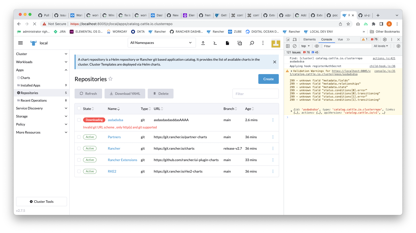 Validation warnings when saving resources · Issue #9294 · rancher/dashboard · GitHub