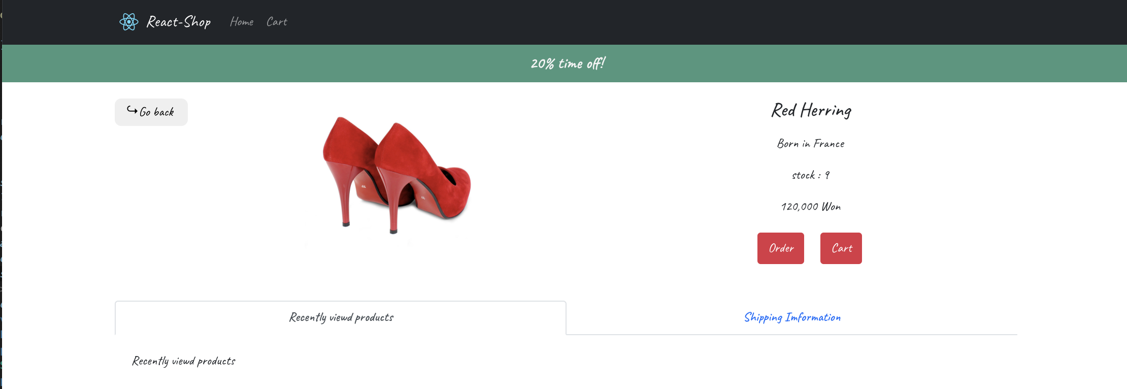 GitHub - tokyo-hyein/react-shoesShop: Reactで作成た靴の通販サイトです。