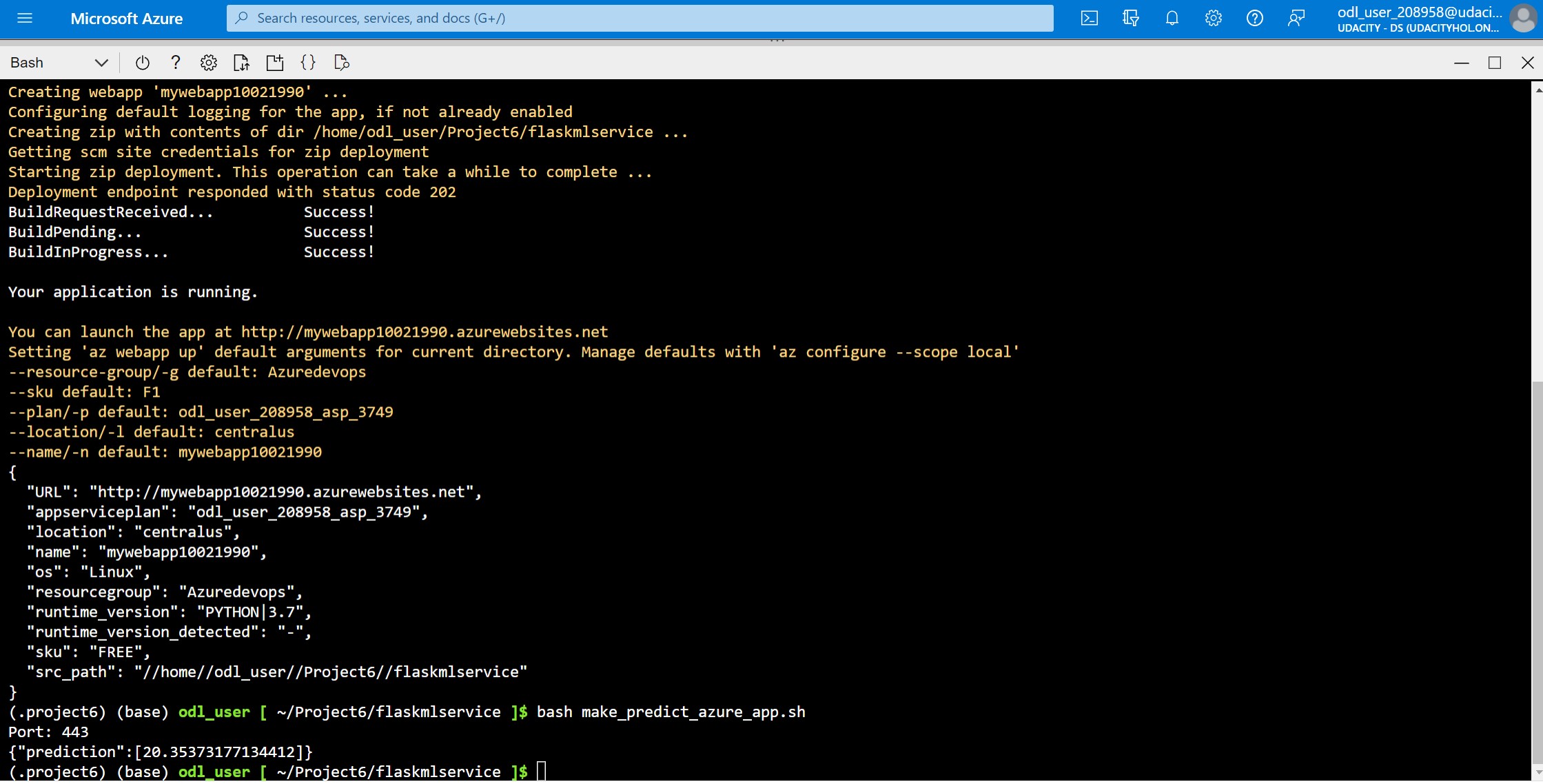 GitHub - rashmidesai09/Building-CI-CD-pipelines-in-Azure-Project6-: This is for Udacity final ...