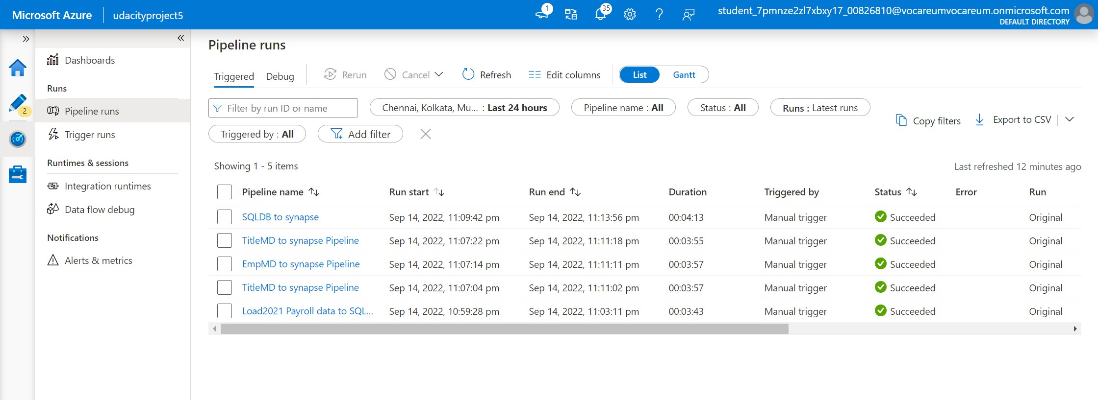GitHub - rashmidesai09/Azure-Data-Integration-Pipelines-for-NYC-Payroll-Data