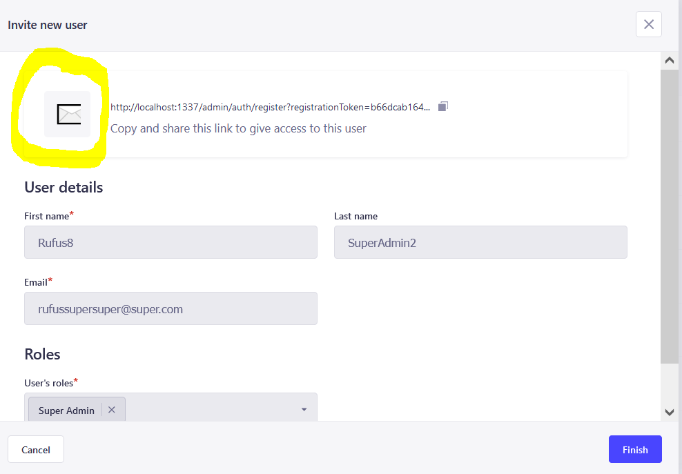 On Windows With Chrome And Firefox Browsers Icon For Invite New User 