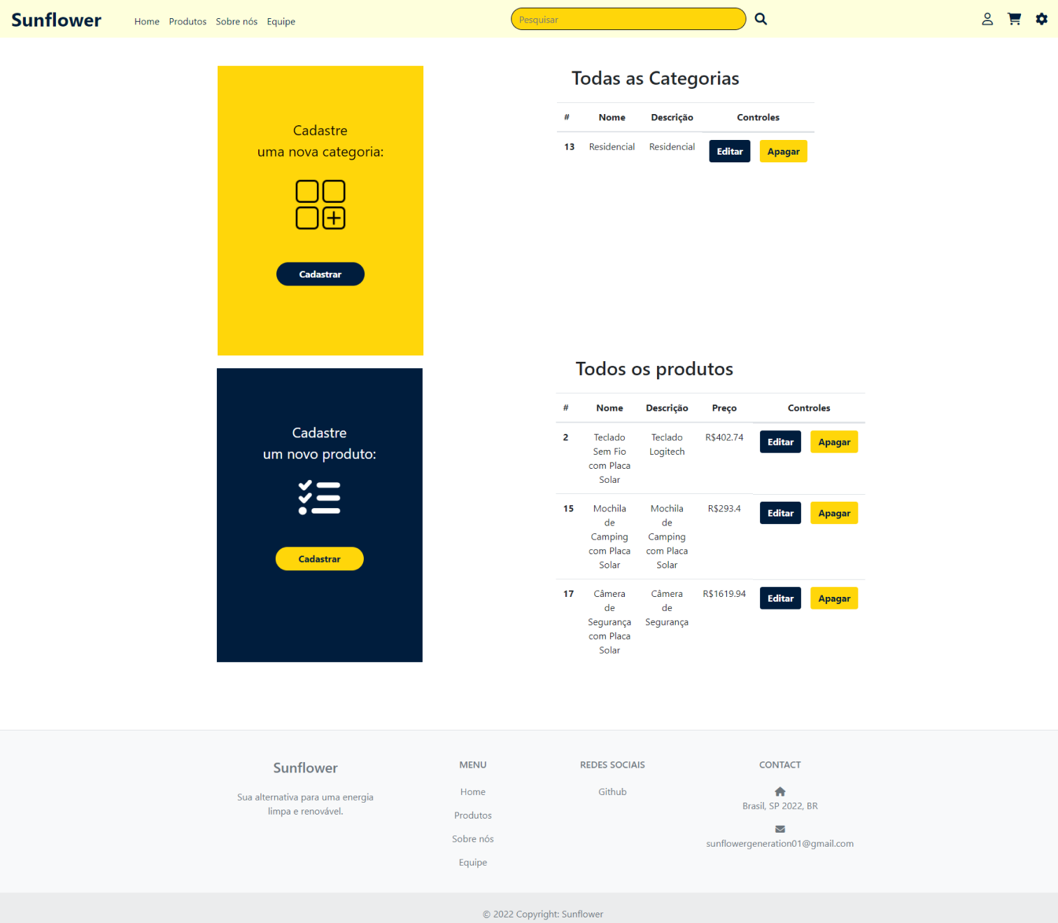 GitHub - projetosUninove/sunflower-front