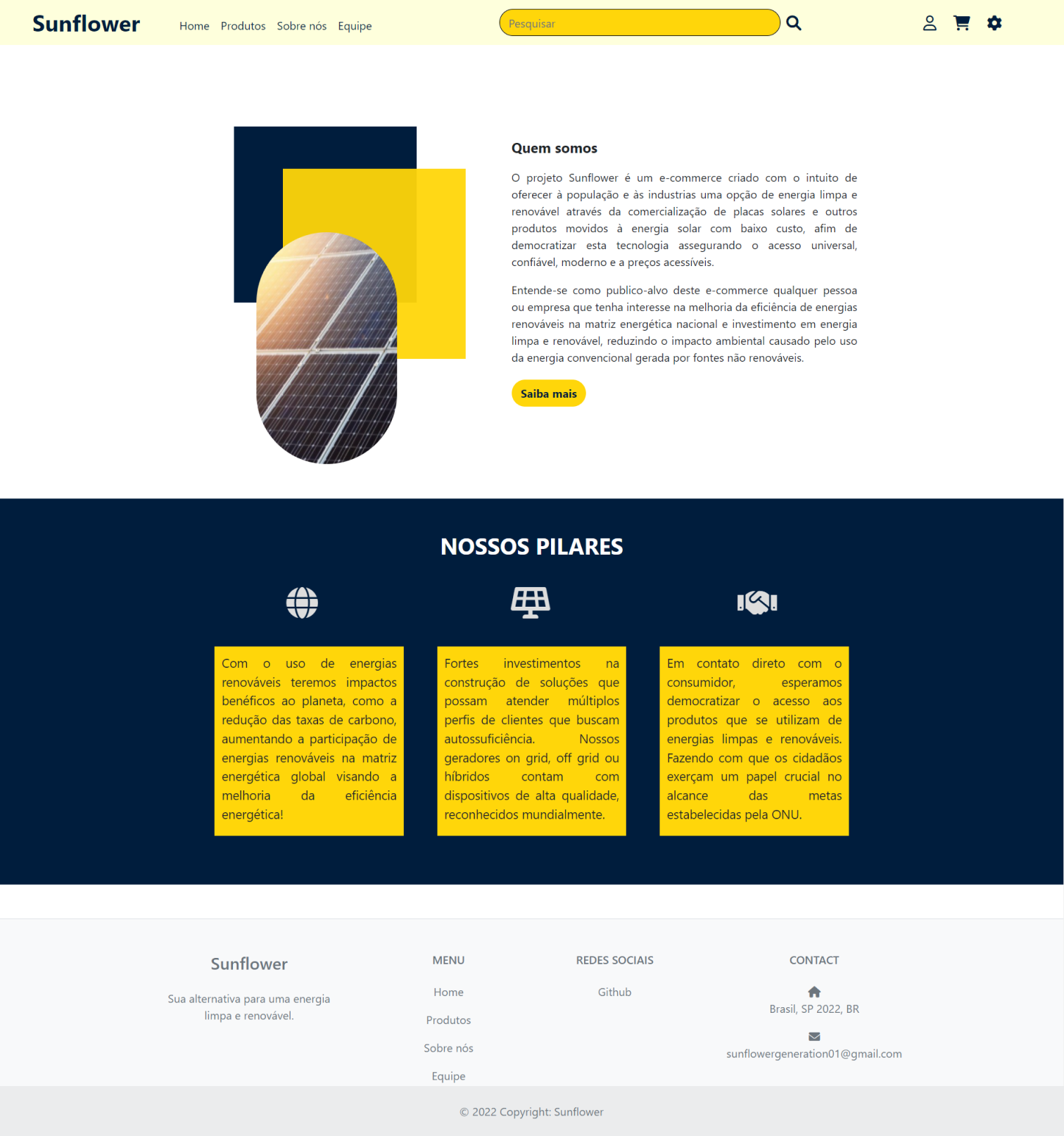 GitHub - projetosUninove/sunflower-front