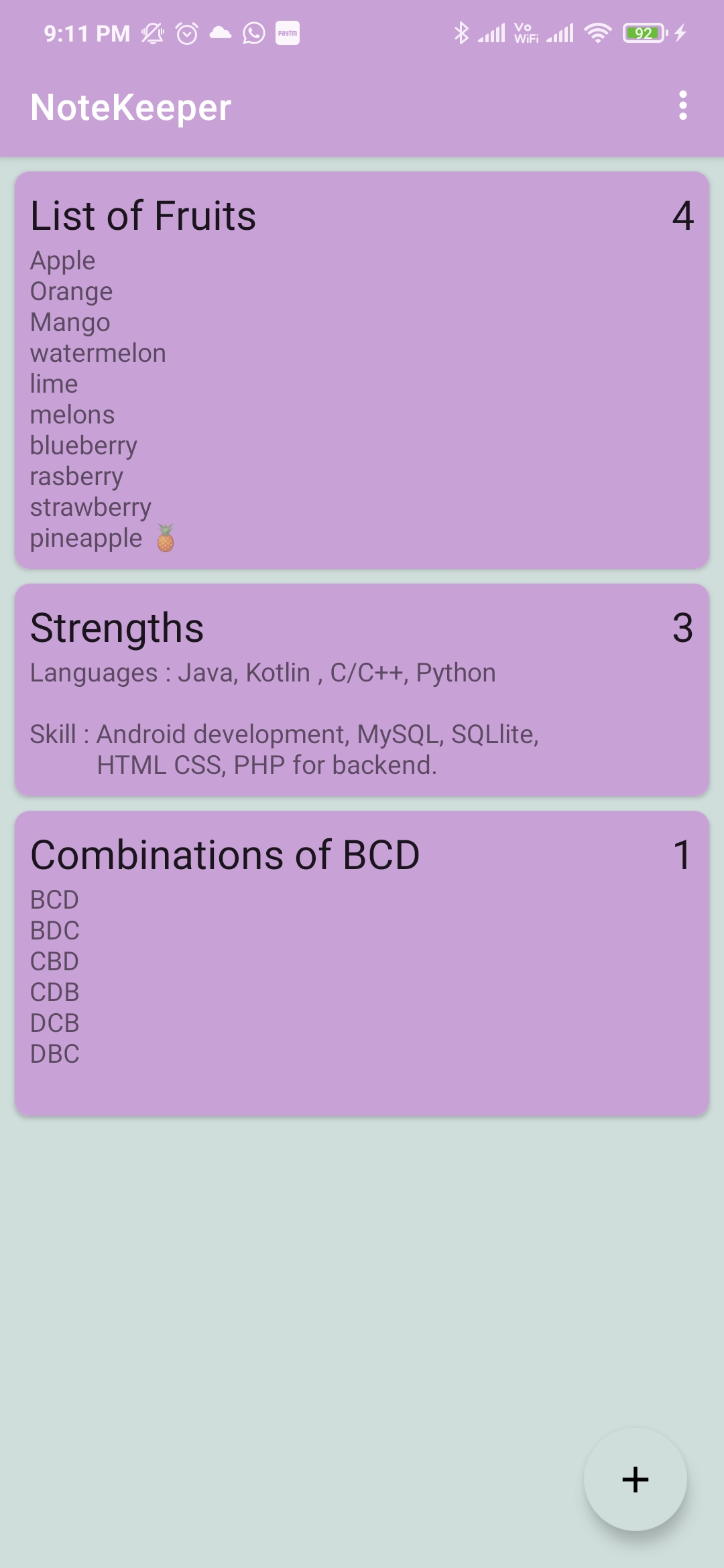 GitHub - binarysmith1719/NoteKeeper: Used SQLite , MVVM Architecture , List Adapter