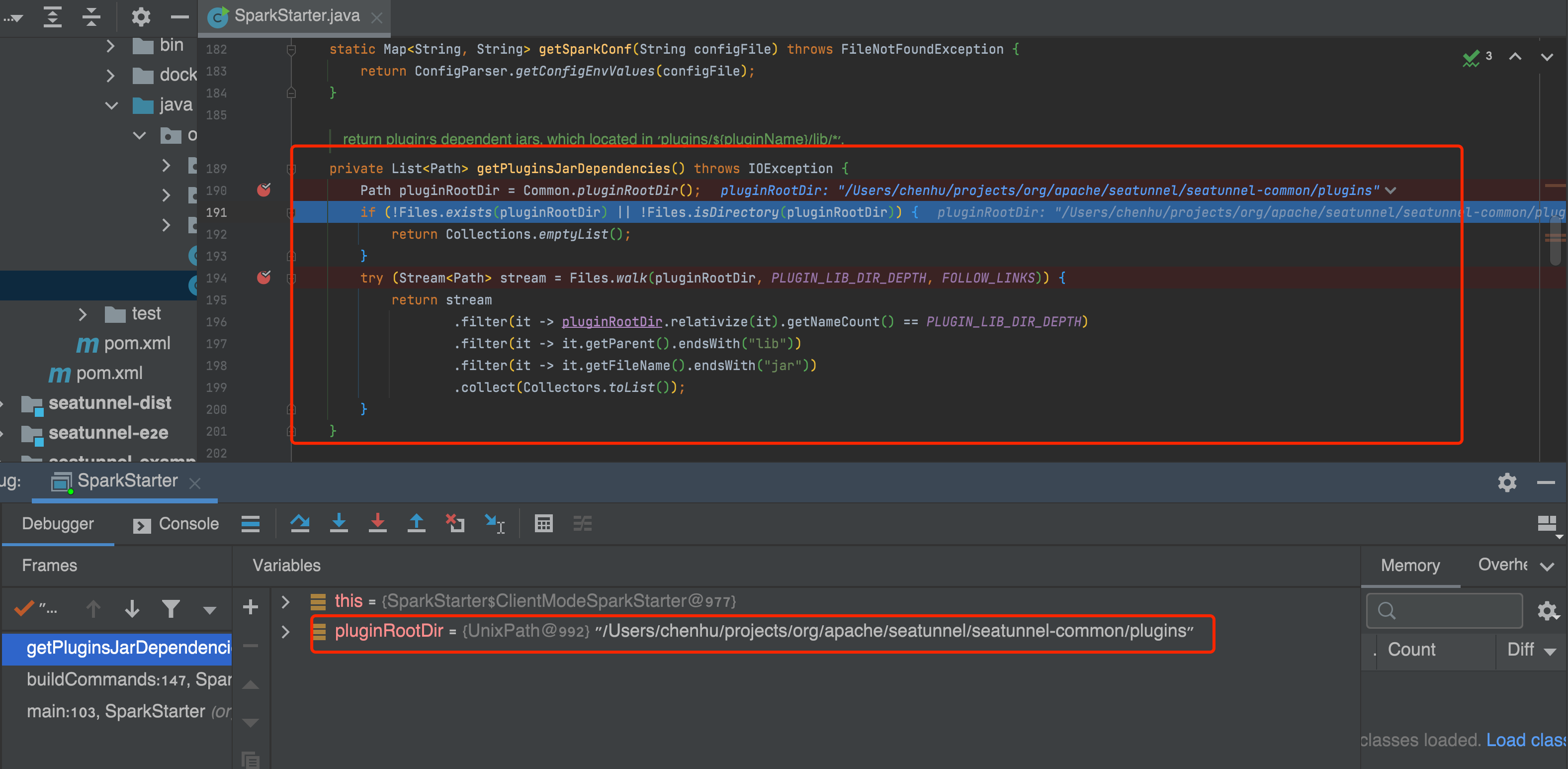 Seatunnel can't load the user defined plugin jars · Issue #1818 · apache/seatunnel · GitHub