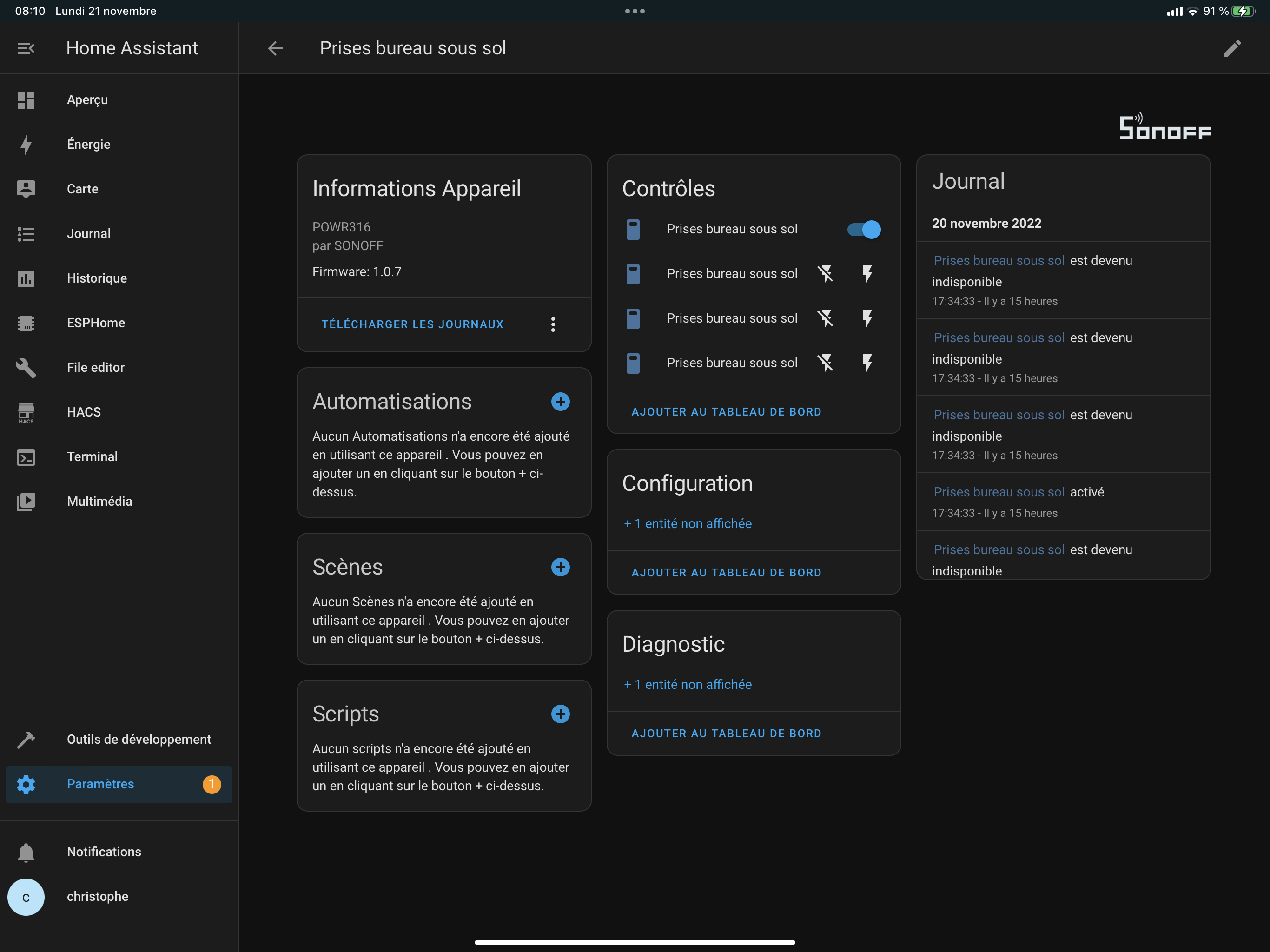 POWR316 V1.0.7 · Issue #1039 · AlexxIT/SonoffLAN · GitHub