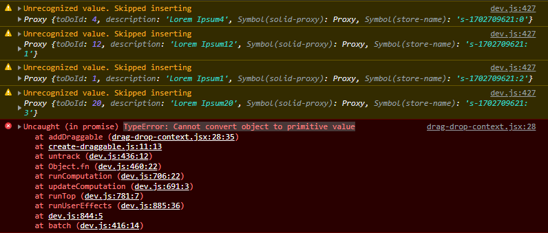 The For Loop In Doesnt Accept Objects · Issue 41 · Thisbeyondsolid