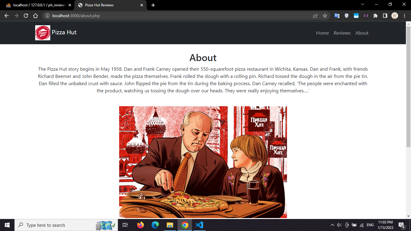 GitHub - hello-sabira/pizzahut_review_site: Just getting my hands wet with php