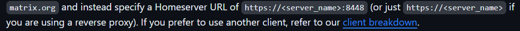 Broken link (client breakdown) in README · Issue #16568 · matrix-org/synapse · GitHub